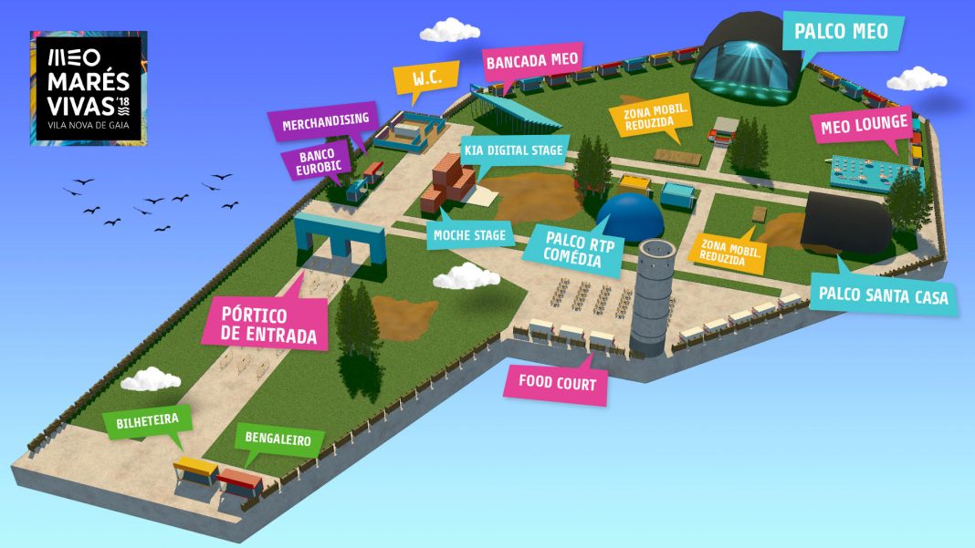 Novo recinto do Marés Vivas tem três hectares e uma paisagem de mar e ...
